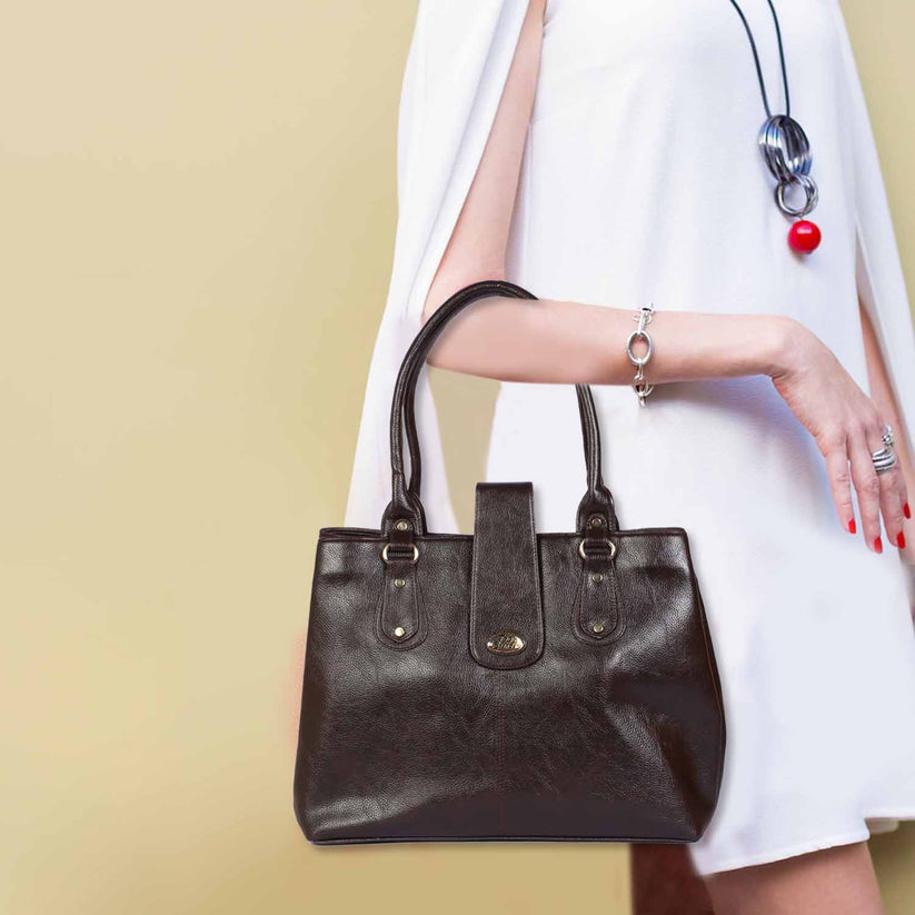 Classic Black Structured Handbag – The Bags Vault